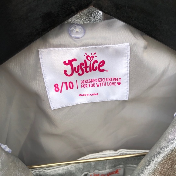 Justice - Cat and Jack | Matching Sets | Girls Silver Metallic Pants ...